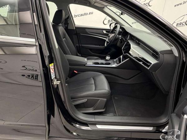 Black Audi A6 2021 in Vilnius, with an engine capacity of 1.97 L and mileage of 190 thousand km for 21500 €, photo 5 on AUTOMOTO.COM.LV