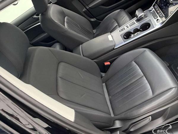 Black Audi A6 2021 in Vilnius, with an engine capacity of 1.97 L and mileage of 190 thousand km for 21500 €, photo 6 on AUTOMOTO.COM.LV
