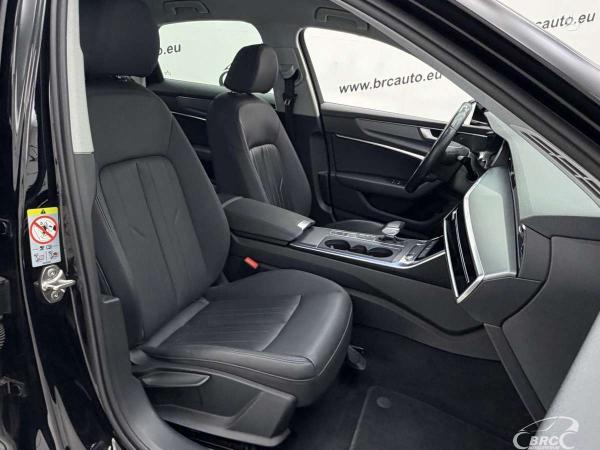 Black Audi A6 2021 in Vilnius, with an engine capacity of 1.97 L and mileage of 190 thousand km for 21500 €, photo 8 on AUTOMOTO.COM.LV