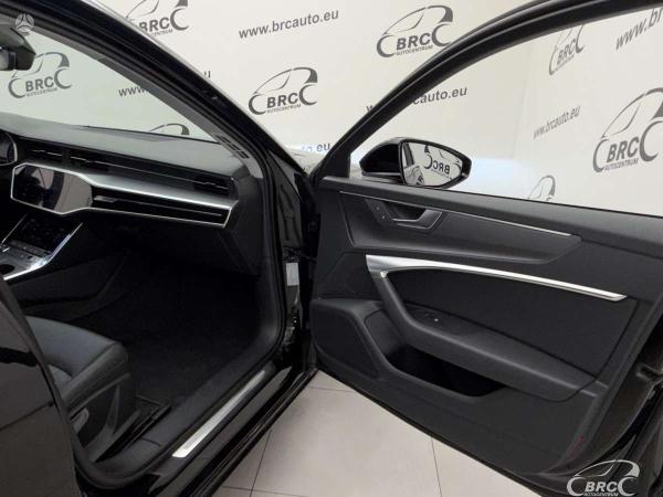 Black Audi A6 2021 in Vilnius, with an engine capacity of 1.97 L and mileage of 190 thousand km for 21500 €, photo 9 on AUTOMOTO.COM.LV