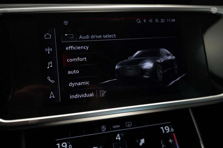 Melns Audi A6 2021 Viļņa, ar dzinēja tilpumu 1.97 L un nobraukumu 99 tūkst. km par 25900 €, foto 19 vietnē AUTOMOTO.COM.LV