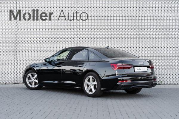 Black Audi A6 2021 in Marupe, with an engine capacity of 2.00 L and mileage of 121 thousand km for 31650 €, photo 3 on AUTOMOTO.COM.LV