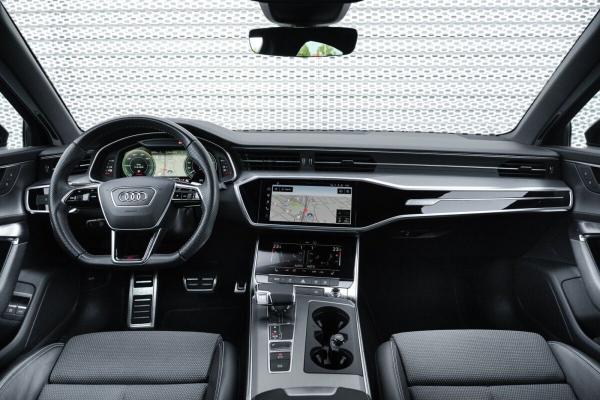 Black Audi A6 2021 in Marupe, with an engine capacity of 2.00 L and mileage of 121 thousand km for 31650 €, photo 7 on AUTOMOTO.COM.LV