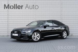 Melns Audi A6 2021 Rīga, ar dzinēja tilpumu 2.00 L un nobraukumu 121 tūkst. km par 31650 €, foto  vietnē AUTOMOTO.COM.LV