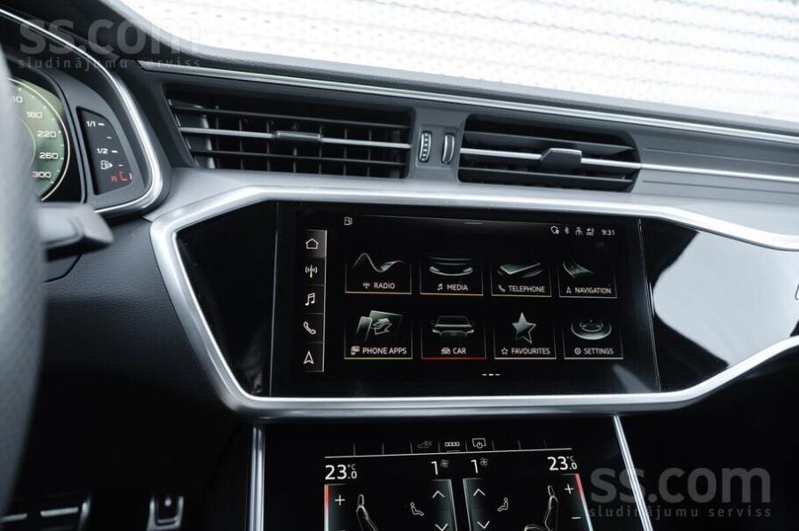 Melns Audi A6 2021 Rīga, ar dzinēja tilpumu 2.00 L un nobraukumu 121 tūkst. km par 31650 €, foto 21 vietnē AUTOMOTO.COM.LV