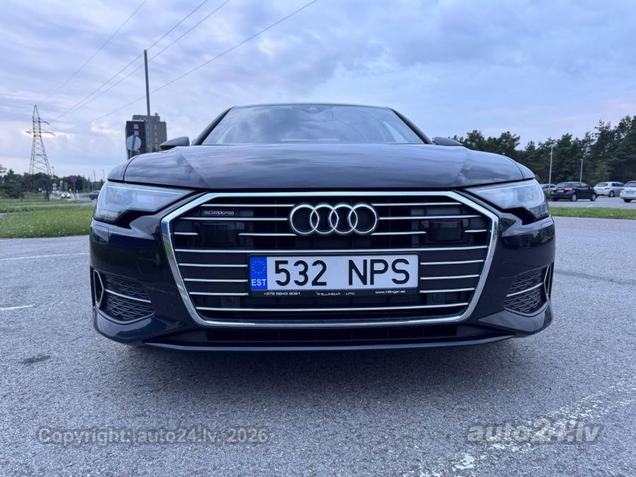 Black Audi A6 2021 in Tallinn, with an engine capacity of 2.00 L and mileage of 119 thousand km for 30500 €, photo 4 on AUTOMOTO.COM.LV
