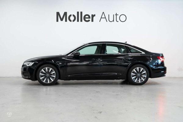 Black Audi A6 2021 in Vilnius, with an engine capacity of 2.00 L and mileage of 74 thousand km for 28500 €, photo 3 on AUTOMOTO.COM.LV