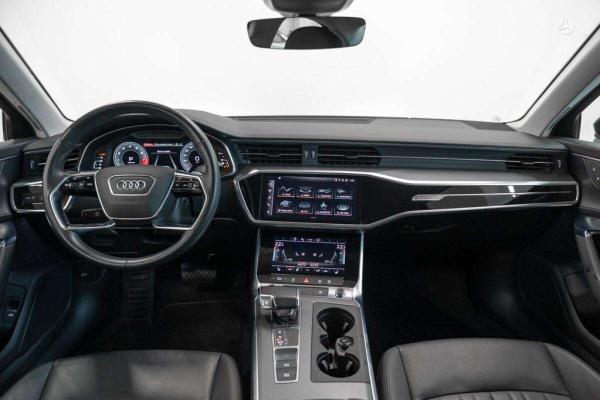 Black Audi A6 2021 in Vilnius, with an engine capacity of 2.00 L and mileage of 74 thousand km for 28500 €, photo 9 on AUTOMOTO.COM.LV