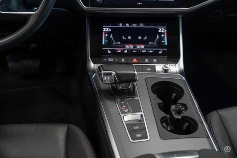 Black Audi A6 2021 in Vilnius, with an engine capacity of 2.00 L and mileage of 74 thousand km for 28500 €, photo 17 on AUTOMOTO.COM.LV