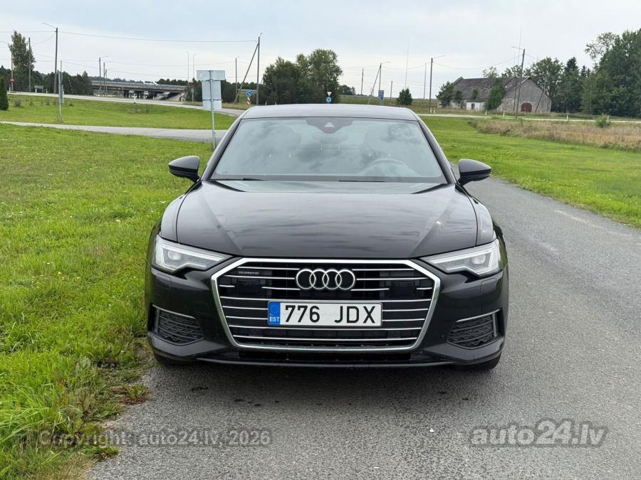 Black Audi A6 2021 in Tallinn, with an engine capacity of 2.00 L and mileage of 86 thousand km for 35000 €, photo 1 on AUTOMOTO.COM.LV