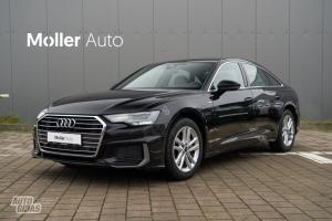 Melns Audi A6 2022 Viļņa, ar dzinēja tilpumu 2.00 L un nobraukumu 94 tūkst. km par 33550 €, foto  vietnē AUTOMOTO.COM.LV
