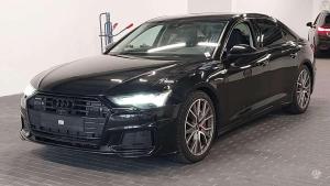 Black Audi A6 2022 in Vilnius, with an engine capacity of 1.98 L and mileage of 111 thousand km for 37690 €, photo  on AUTOMOTO.COM.LV