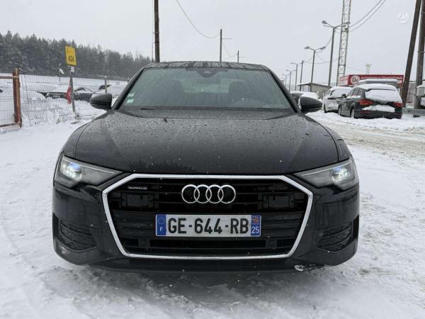 Black Audi A6 2022 in Vilnius, with an engine capacity of 2.00 L and mileage of 291 thousand km for 19250 €, photo 3 on AUTOMOTO.COM.LV