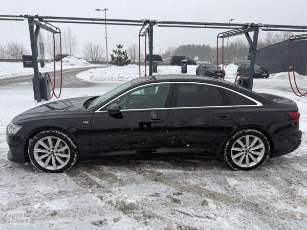 Black Audi A6 2022 in Kaunas, with an engine capacity of 2.00 L and mileage of 96 thousand km for 28750 €, photo 2 on AUTOMOTO.COM.LV