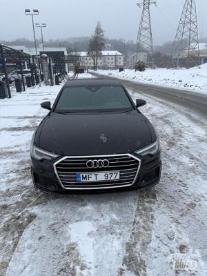 Black Audi A6 2022 in Kaunas, with an engine capacity of 2.00 L and mileage of 96 thousand km for 28750 €, photo 3 on AUTOMOTO.COM.LV
