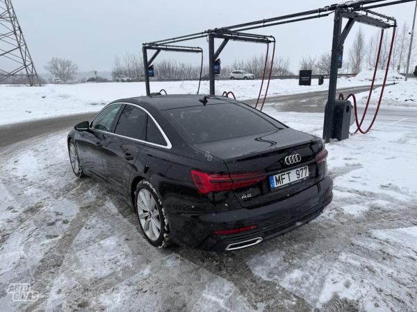 Black Audi A6 2022 in Kaunas, with an engine capacity of 2.00 L and mileage of 96 thousand km for 28750 €, photo 5 on AUTOMOTO.COM.LV