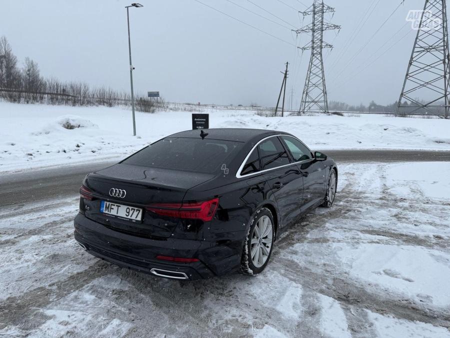 Black Audi A6 2022 in Kaunas, with an engine capacity of 2.00 L and mileage of 96 thousand km for 28750 €, photo 6 on AUTOMOTO.COM.LV