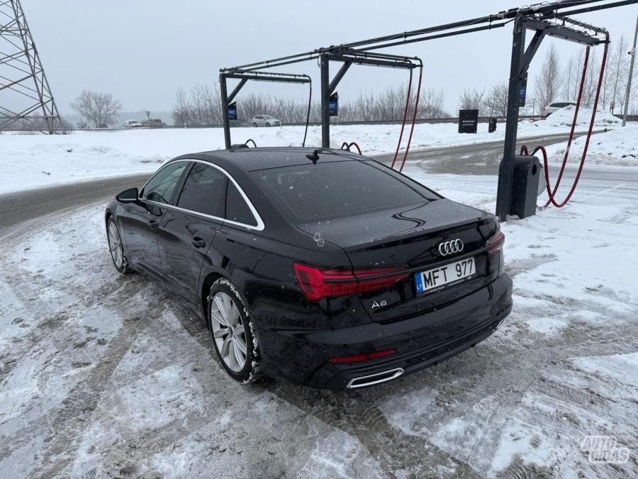 Black Audi A6 2022 in Kaunas, with an engine capacity of 2.00 L and mileage of 96 thousand km for 28750 €, photo 8 on AUTOMOTO.COM.LV