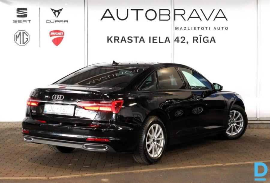 Black Audi A6 2022 in Riga, with an engine capacity of 2.00 L and mileage of 108 thousand km for 28700 €, photo 2 on AUTOMOTO.COM.LV