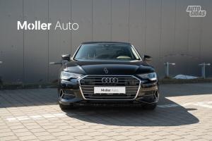 Black Audi A6 2022 in Vilnius, with an engine capacity of 2.00 L and mileage of 99 thousand km for 29850 €, photo 3 on AUTOMOTO.COM.LV