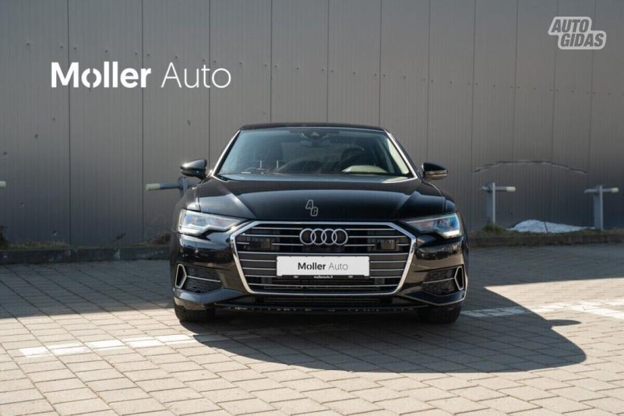 Black Audi A6 2022 in Vilnius, with an engine capacity of 2.00 L and mileage of 99 thousand km for 29850 €, photo 3 on AUTOMOTO.COM.LV