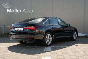 Black Audi A6 2022 in Vilnius, with an engine capacity of 2.00 L and mileage of 99 thousand km for 29850 €, photo 7 on AUTOMOTO.COM.LV