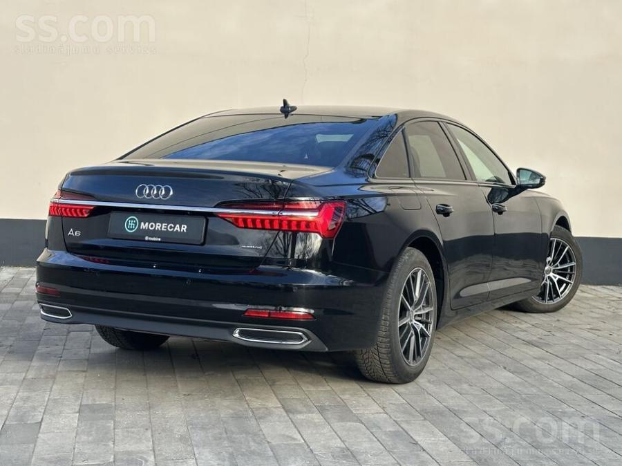 Black Audi A6 2022 in Riga, with an engine capacity of 2.00 L and mileage of 79 thousand km for 30550 €, photo 5 on AUTOMOTO.COM.LV