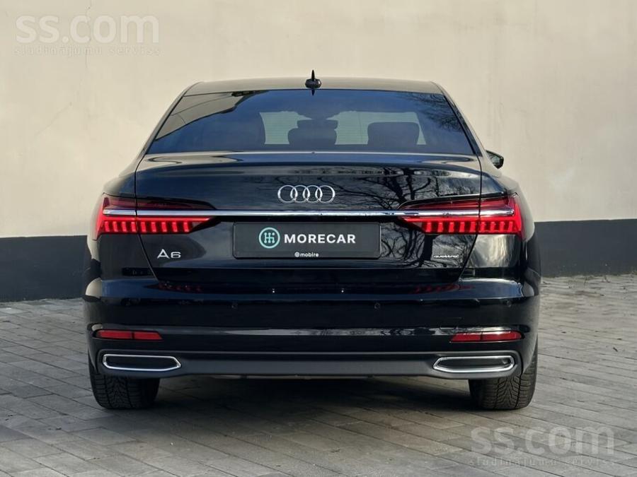Black Audi A6 2022 in Riga, with an engine capacity of 2.00 L and mileage of 79 thousand km for 30550 €, photo 6 on AUTOMOTO.COM.LV