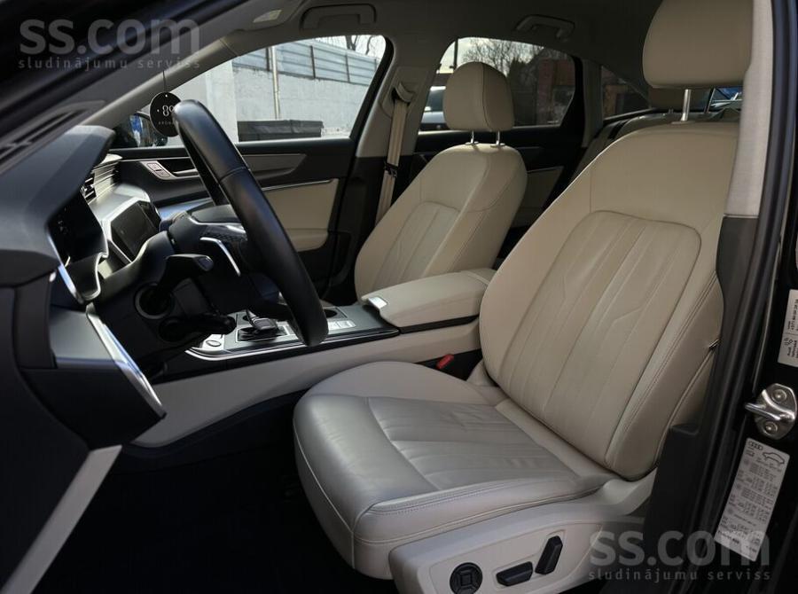 Black Audi A6 2022 in Riga, with an engine capacity of 2.00 L and mileage of 79 thousand km for 30550 €, photo 9 on AUTOMOTO.COM.LV
