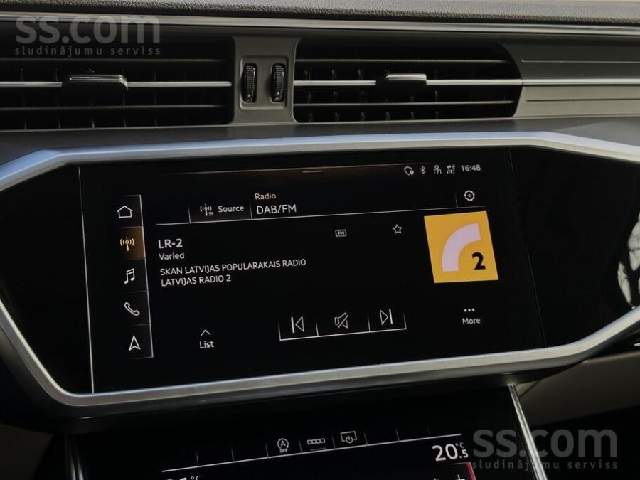 Black Audi A6 2022 in Riga, with an engine capacity of 2.00 L and mileage of 79 thousand km for 30550 €, photo 16 on AUTOMOTO.COM.LV