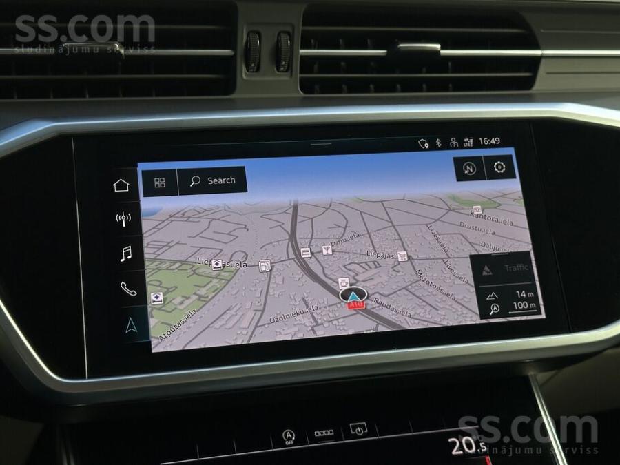 Black Audi A6 2022 in Riga, with an engine capacity of 2.00 L and mileage of 79 thousand km for 30550 €, photo 18 on AUTOMOTO.COM.LV