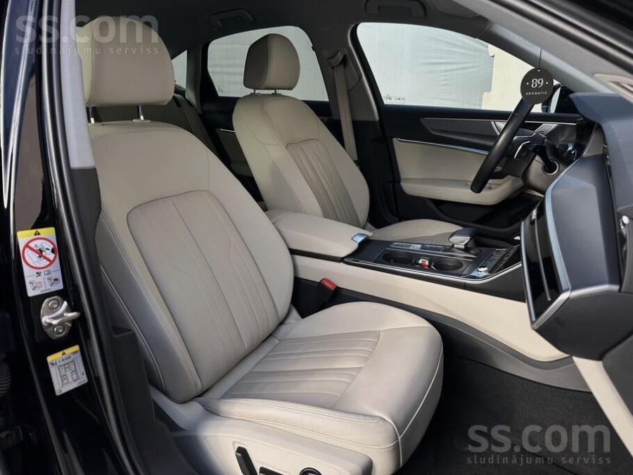 Black Audi A6 2022 in Riga, with an engine capacity of 2.00 L and mileage of 79 thousand km for 30550 €, photo 21 on AUTOMOTO.COM.LV