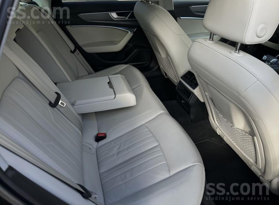 Black Audi A6 2022 in Riga, with an engine capacity of 2.00 L and mileage of 79 thousand km for 30550 €, photo 23 on AUTOMOTO.COM.LV