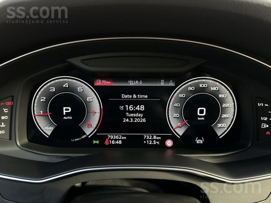 Black Audi A6 2022 in Riga, with an engine capacity of 2.00 L and mileage of 79 thousand km for 30550 €, photo 29 on AUTOMOTO.COM.LV