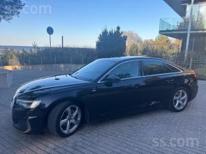 Melns Audi A6 2022 Jūrmala, ar dzinēja tilpumu 2.00 L un nobraukumu 83 tūkst. km par 29990 €, foto  vietnē AUTOMOTO.COM.LV