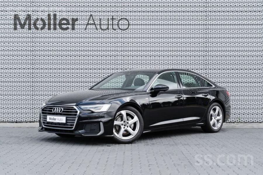 Melns Audi A6 2022 Rīga, ar dzinēja tilpumu 2.00 L un nobraukumu 88 tūkst. km par 29600 €, foto 1 vietnē AUTOMOTO.COM.LV