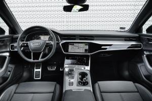 Black Audi A6 2022 in Marupe, with an engine capacity of 2.00 L and mileage of 88 thousand km for 29600 €, photo 7 on AUTOMOTO.COM.LV