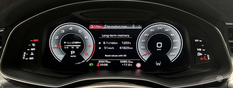 Melns Audi A6 2022 Kauņa, ar dzinēja tilpumu 1.98 L un nobraukumu 66 tūkst. km par 33500 €, foto 6 vietnē AUTOMOTO.COM.LV