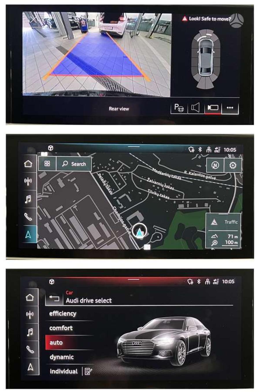 Melns Audi A6 2022 Kauņa, ar dzinēja tilpumu 1.98 L un nobraukumu 66 tūkst. km par 33500 €, foto 13 vietnē AUTOMOTO.COM.LV