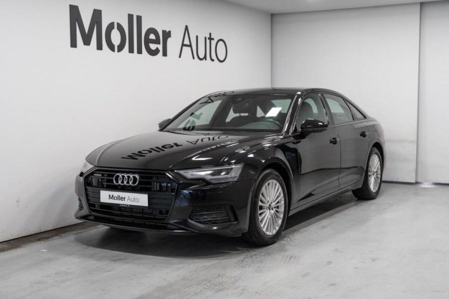 Melns Audi A6 2022 Viļņa, ar dzinēja tilpumu 2.00 L un nobraukumu 76 tūkst. km par 31950 €, foto 1 vietnē AUTOMOTO.COM.LV