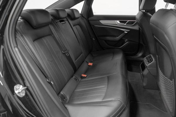 Black Audi A6 2022 in Vilnius, with an engine capacity of 2.00 L and mileage of 76 thousand km for 31950 €, photo 8 on AUTOMOTO.COM.LV