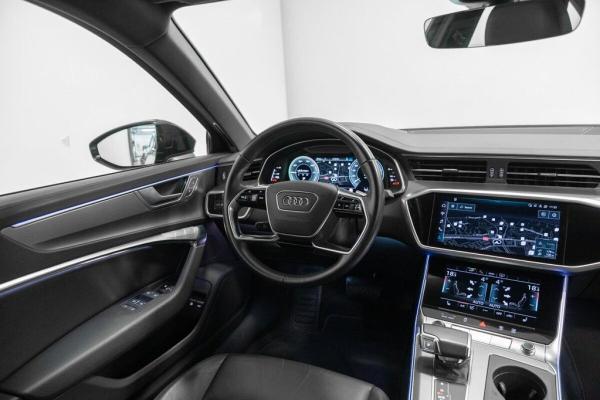 Black Audi A6 2022 in Vilnius, with an engine capacity of 2.00 L and mileage of 76 thousand km for 31950 €, photo 10 on AUTOMOTO.COM.LV