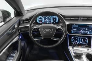 Melns Audi A6 2022 Viļņa, ar dzinēja tilpumu 2.00 L un nobraukumu 76 tūkst. km par 31950 €, foto 12 vietnē AUTOMOTO.COM.LV