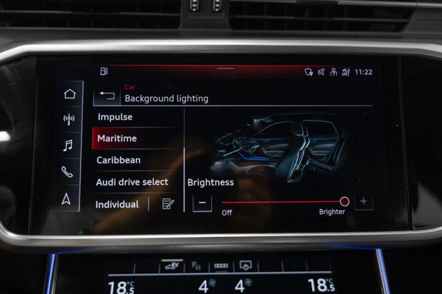 Melns Audi A6 2022 Viļņa, ar dzinēja tilpumu 2.00 L un nobraukumu 76 tūkst. km par 31950 €, foto 17 vietnē AUTOMOTO.COM.LV