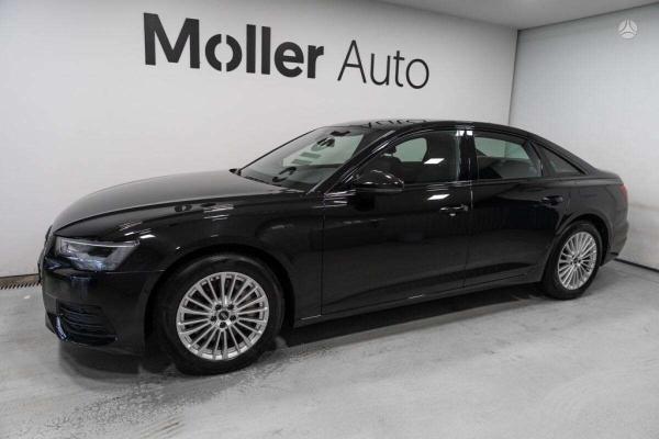 Black Audi A6 2022 in Vilnius, with an engine capacity of 2.00 L and mileage of 76 thousand km for 31950 €, photo 2 on AUTOMOTO.COM.LV