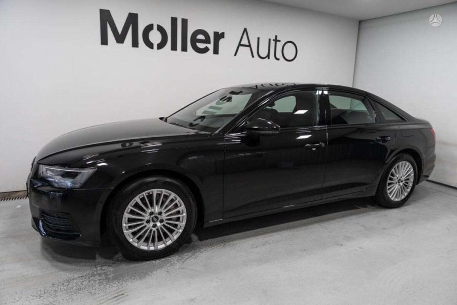 Black Audi A6 2022 in Vilnius, with an engine capacity of 2.00 L and mileage of 76 thousand km for 31950 €, photo 3 on AUTOMOTO.COM.LV