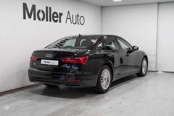 Black Audi A6 2022 in Vilnius, with an engine capacity of 2.00 L and mileage of 76 thousand km for 31950 €, photo 3 on AUTOMOTO.COM.LV