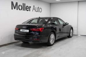 Black Audi A6 2022 in Vilnius, with an engine capacity of 2.00 L and mileage of 76 thousand km for 31950 €, photo 4 on AUTOMOTO.COM.LV