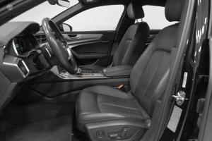 Black Audi A6 2022 in Vilnius, with an engine capacity of 2.00 L and mileage of 76 thousand km for 31950 €, photo 6 on AUTOMOTO.COM.LV