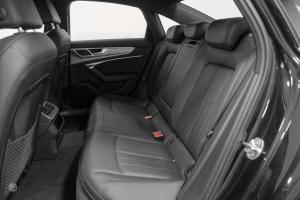 Black Audi A6 2022 in Vilnius, with an engine capacity of 2.00 L and mileage of 76 thousand km for 31950 €, photo 7 on AUTOMOTO.COM.LV
